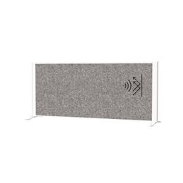 Maul Sideboard-Trennwand Maulconnecto 120x50 cm Akustik dunkel
