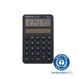 Maul Taschenrechner ECO MD 1 Solar 1-zeilig, 10 Ziffern grau