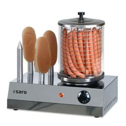ich-zapfe Hot Dog Maker, Bockwurstw&auml;rmer, W&uuml;rstchenw&auml;rmer, Hot Dog Steamer - Modell CS-400, Edelstahl