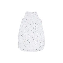 Lorelli Baby-Sommerschlafsack Summer, L&auml;nge 80 cm, Breite 42 cm, 100% Baumwolle weiss gepunktet