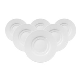 Ritzenhoff & Breker Ritzenhoff & Breker Kaffeeuntertassen Bianco Conico &oslash; 15 cm 6er Set