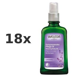 18x Weleda Lavendel entspannendes Pflege-&Ouml;l 100 ml