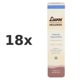 18x Luvos Naturkosmetik get&ouml;ntes Gesichtsfluid hell 50 ml