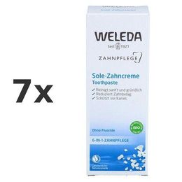 7x Weleda Sole Zahncreme 75 ml
