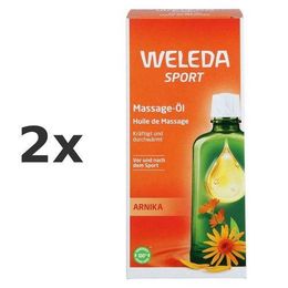 2x Weleda Sport Massage-&Ouml;l Arnika 200 ml
