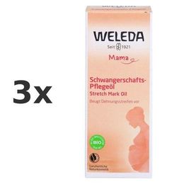 3x Weleda Schwangerschaftspflege&ouml;l 100 ml