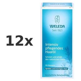 12x Weleda intensiv pflegendes Haar&ouml;l 50 ml
