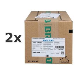 B.Braun 2x Kochsalzl&ouml;sung 0,9% Miniflac 1000 ml