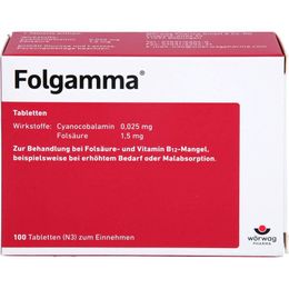 W&Ouml;RWAG PHARMA Folgamma Tabletten 100 St