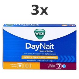 3x Wick DayNait Filmtabletten 16 St