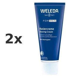 2x Weleda for Men Rasiercreme 75 ml
