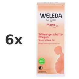 6x Weleda Schwangerschaftspflege&ouml;l 100 ml
