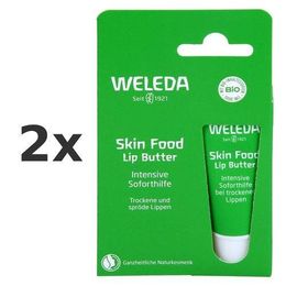 2x Weleda Skin Food Lip Butter 8 ml