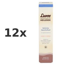 12x Luvos Naturkosmetik get&ouml;ntes Gesichtsfluid hell 50 ml