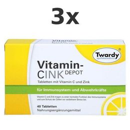 3x Vitamin Cink Depot Tabletten 40 St