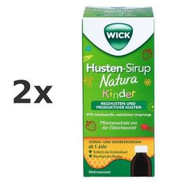 2x Wick Husten-Sirup Natura Kinder 140 ml