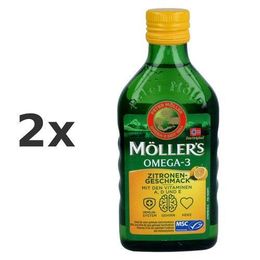 2x M&Ouml;LLER'S Omega-3 Zitrone &Ouml;l 250 ml