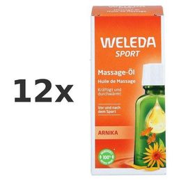 12x Weleda Sport Massage-&Ouml;l Arnika 50 ml