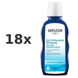 18x Weleda 2in1 erfrischende Reinigung Milch 100 ml