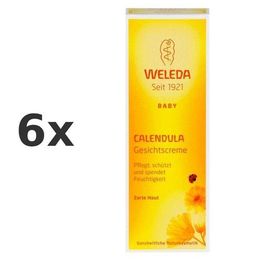 6x Weleda Calendula Gesichtscreme 50 ml