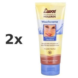 2x Luvos Naturkosmetik mit Heilerde Waschcreme 100 ml