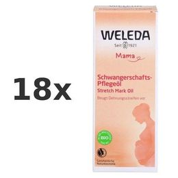18x Weleda Schwangerschaftspflege&ouml;l 100 ml