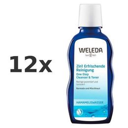 12x Weleda 2in1 erfrischende Reinigung Milch 100 ml