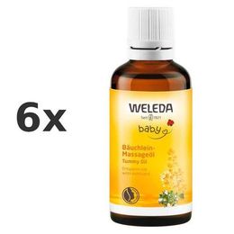 6x Weleda Baby B&auml;uchlein-Massage&ouml;l 50 ml