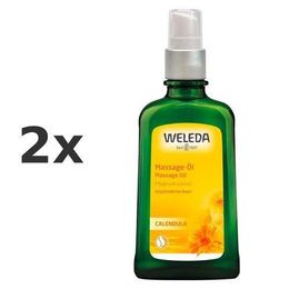 2x Weleda Calendula Massage&ouml;l 100 ml