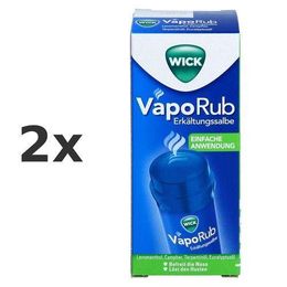2x Wick VapoRub Erk&auml;ltungssalbe im Applikator 35 g