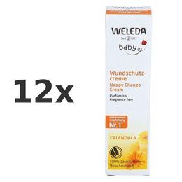 12x Weleda Calendula Wundschutzcreme parf&uuml;mfrei 10 ml