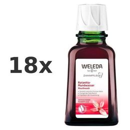 18x Weleda Ratanhia Mundwasser 50 ml