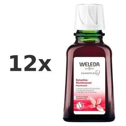 12x Weleda Ratanhia Mundwasser 50 ml