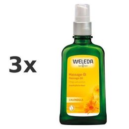 3x Weleda Calendula Massage&ouml;l 100 ml