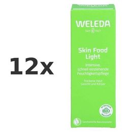 12x Weleda Skin Food light Creme 75 ml