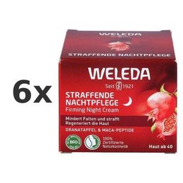 6x Weleda straffende Nachtpflege Granatapfel & Maca 40 ml
