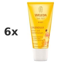 6x Weleda Calendula Wind- und Wetterbalsam 30 ml