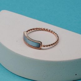 Holzkern Summersweet Ring Perlmutt und Ros&eacute;
