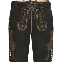 Almsach Kurze Lederhose Altschwarz (Gr&ouml;&szlig;e: 58)