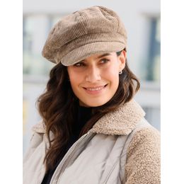 WITT Damen Schirmm&uuml;tze aus Cord, schlamm, Gr&ouml;&szlig;e 0