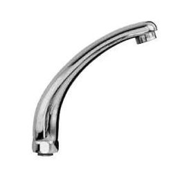 Kaja Gu&szlig;auslauf, Ausladung 120mm f&uuml;r offene, Warmwasserbereiter chrom, 13410-C 13410-C
