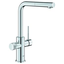 Grohe 5-in-1 Armatur Grohe Blue 104430, azb. L-Auslauf f&uuml;r K&uuml;hler Home/Pro chrom, 1044300001 1044300001