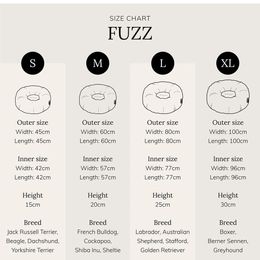 District 70 FUZZ Hundebett Mocca S 45 cm