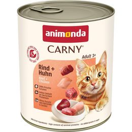 animonda Carny Adult Rind und Huhn 6x800g