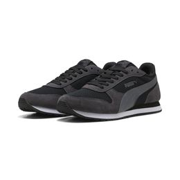 Puma Damen Sneaker "ST Miler Sneakers Erwachsene", Gr. 42schwarz moody gray wei&szlig;, Obermaterial: Synthetik, Kuhleder, Textil. Futter: Textil.