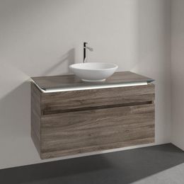 Villeroy & Boch Villeroy & Boch Legato Schrank mit Konsolenplatte ohne Ausschnitt, 2 Ausz&uuml;ge, B572L0RK#OHNEAUSSCHNITT,