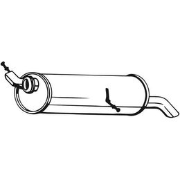 BOSAL Endschalld&auml;mpfer 190029 f&uuml;r Peugeot