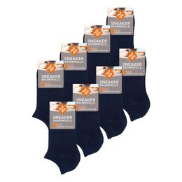 Nur Die Herren Sneakersocken Baumwolle Basic Unifarben 16