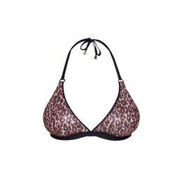 JOOP! Damen B&uuml;gel-Bikini-Top Leopard Beach 1er Pack
