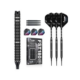 Formula FST180 GEN3 Black Silver Rings Softtip Dartset 18g Softdarts